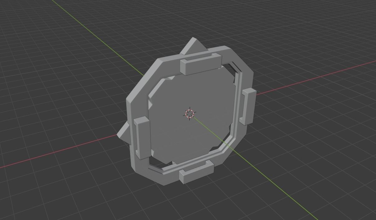 Liyue Vision Set - Genshin Impact - Vision Frame and 7 Stone 3D model ...