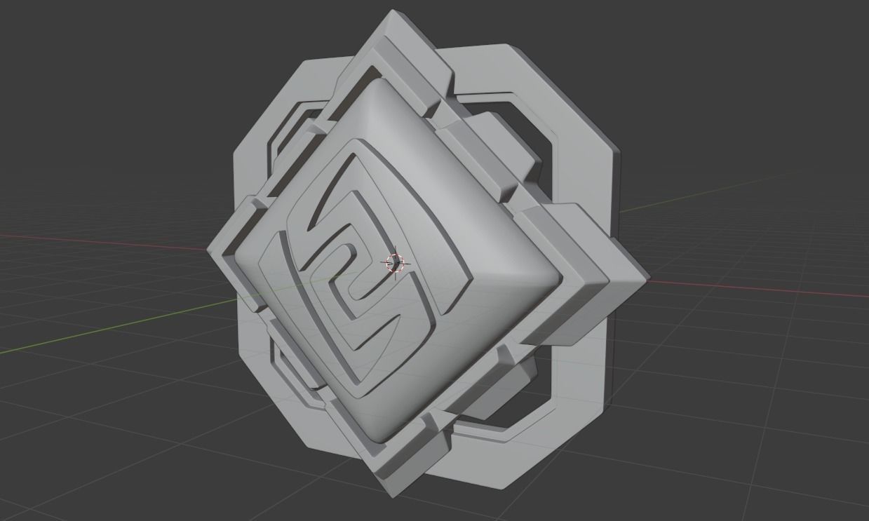 Liyue Vision Set - Genshin Impact - Vision Frame and 7 Stone 3D model ...