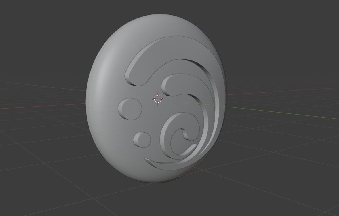 Mondstadt Vision Set - Genshin Impact - Vision Frame and 7 Stone 3D ...