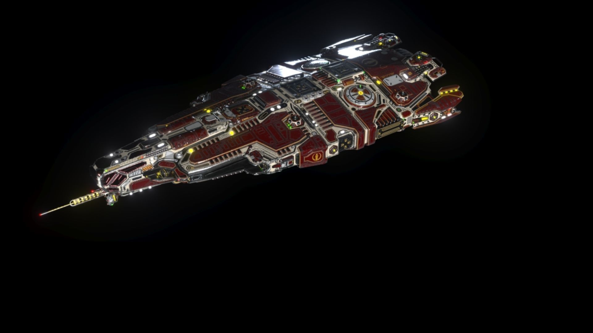 Imperial Corvette 3D model animated rigged | CGTrader