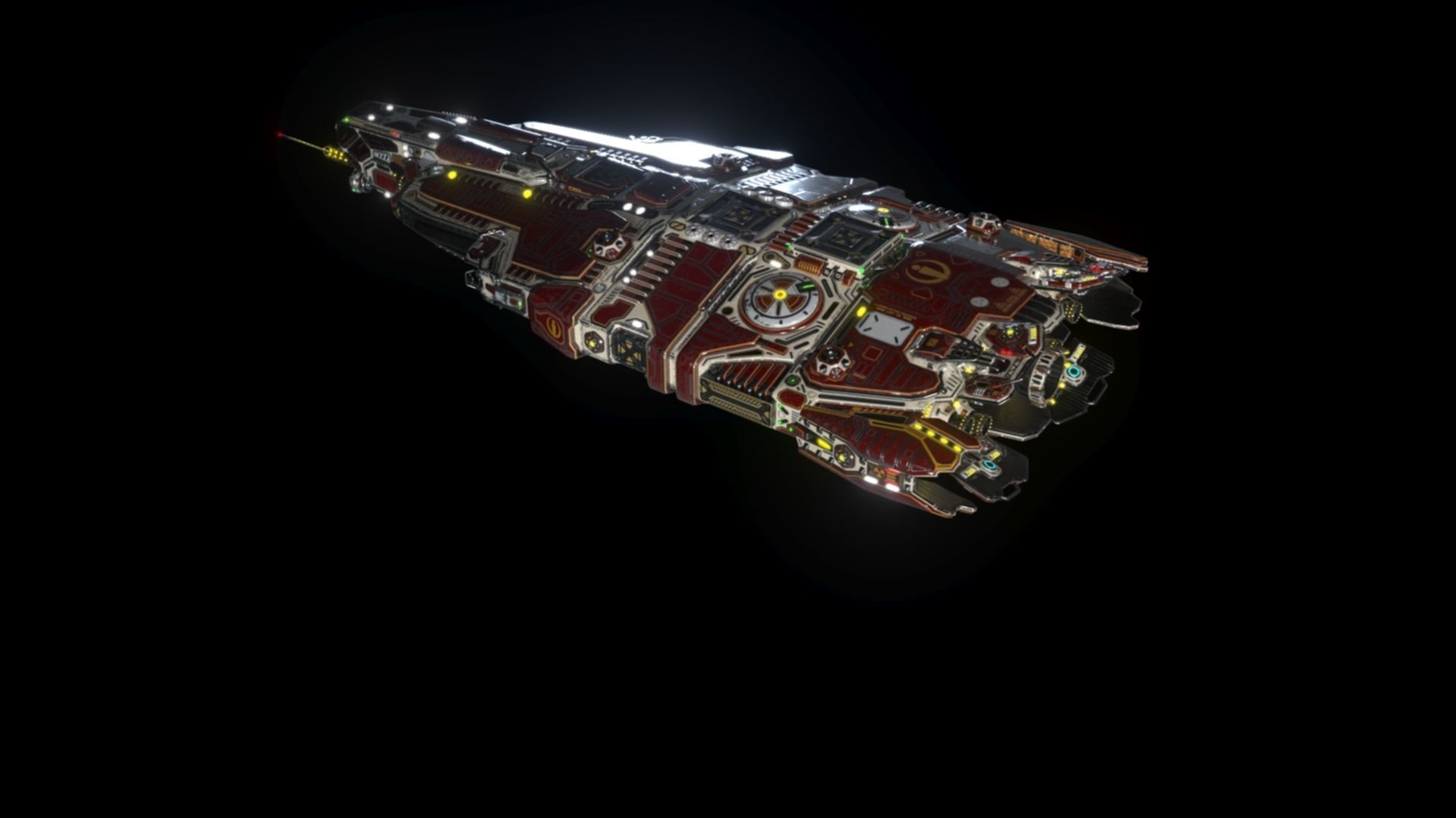 Imperial Corvette 3D model animated rigged | CGTrader