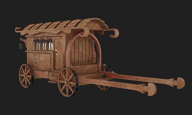 3D model Carriage VR / AR / low-poly | CGTrader