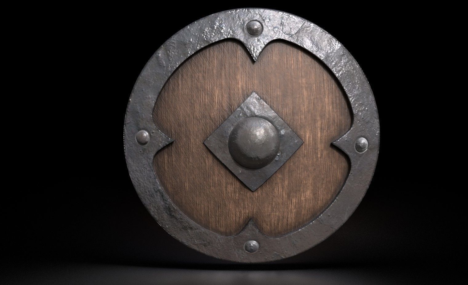 3D model circle shiled soldier armour guard VR / AR / low-poly | CGTrader