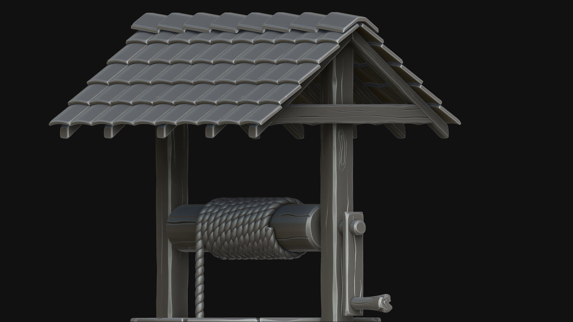 Stylized well 3D model | CGTrader