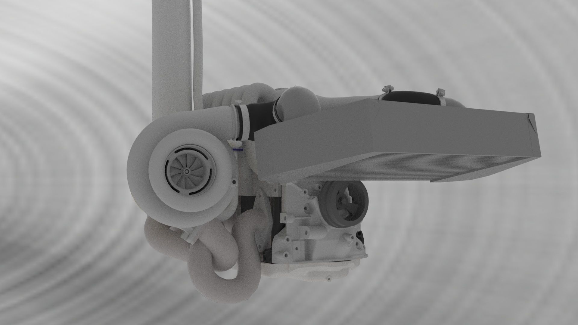 Rotary 20B Engine MAZDA Cosmo Tuned 3D model 3D printable | CGTrader