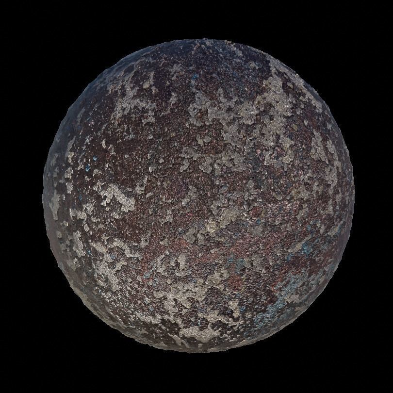Rusty old decayed metal pbr texture hard surface pack unique free ...