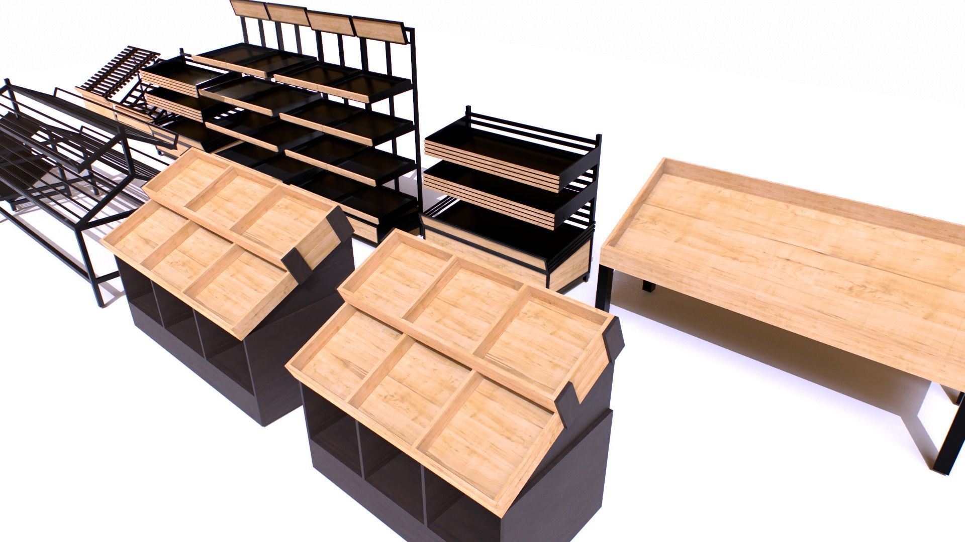 3D model Racks and stands VR / AR / low-poly | CGTrader