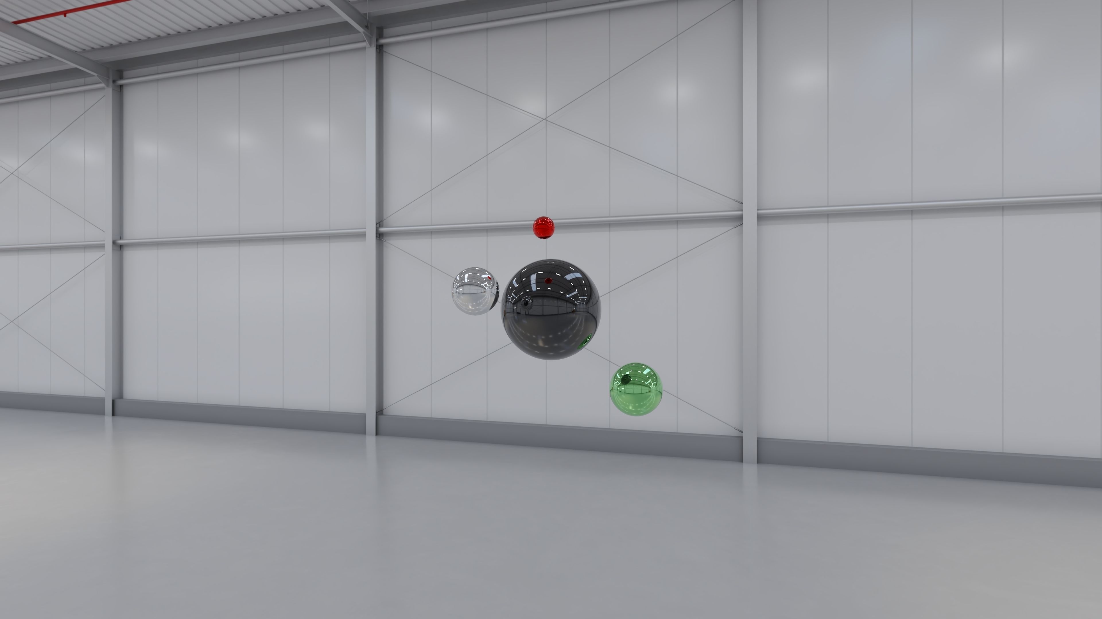 Texture HDRI - Industrial Warehouse Interior 14 - 16384x8192 VR / AR ...