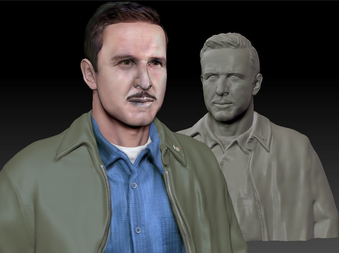Scream 2 Dewey Riley David Arquette bust 3D model 3D printable | CGTrader