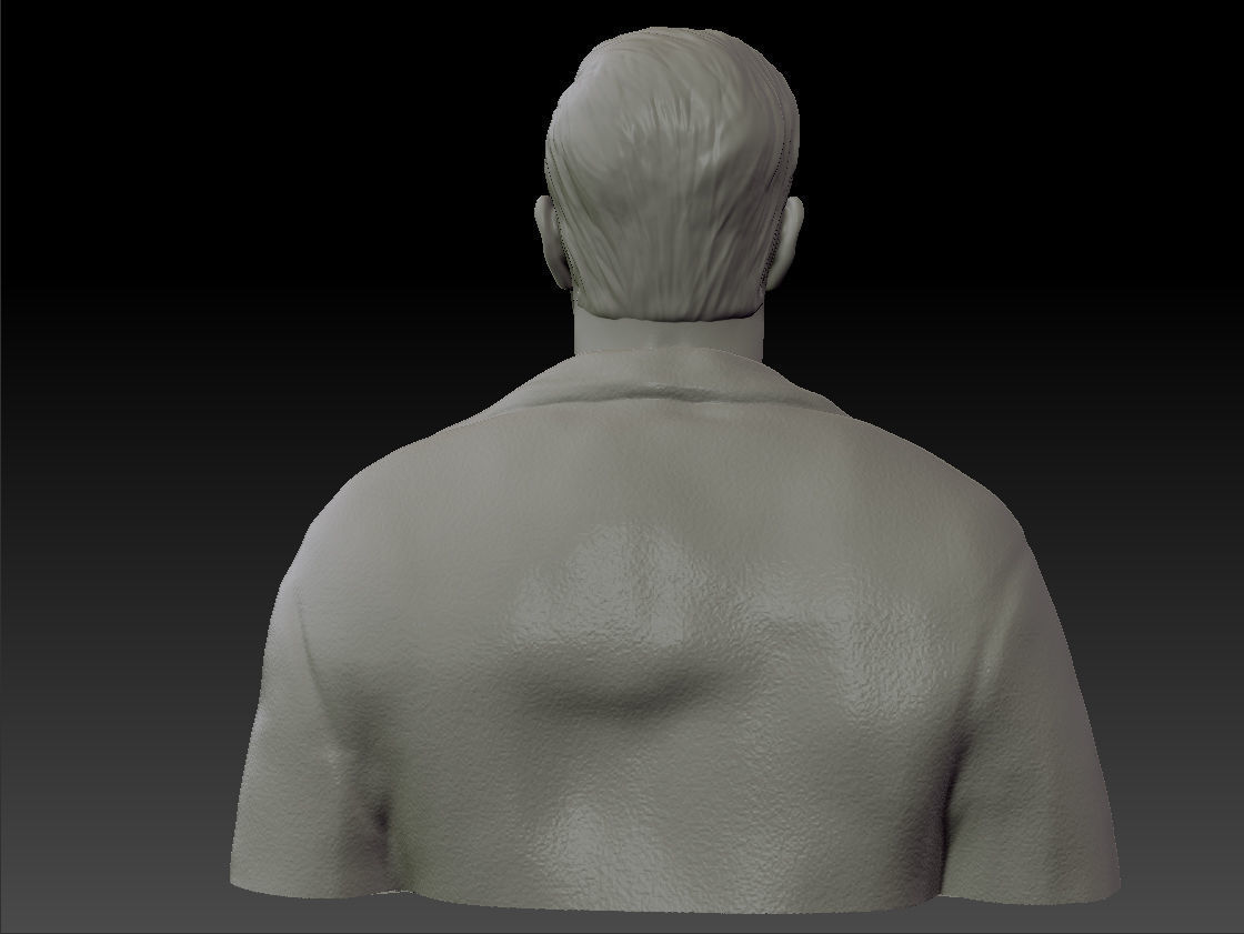 Scream 3 Dewey Riley David Arquette bust 3D model 3D printable | CGTrader