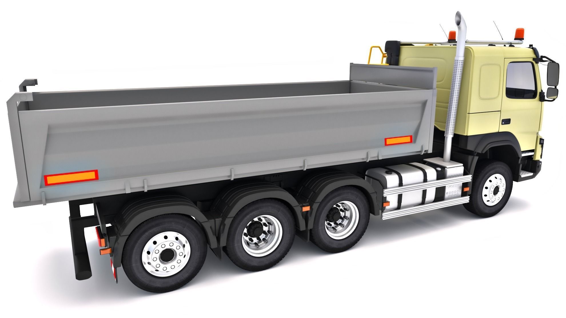 Volvo FMX Tridem Tipper Truck 8x4 3D model | CGTrader
