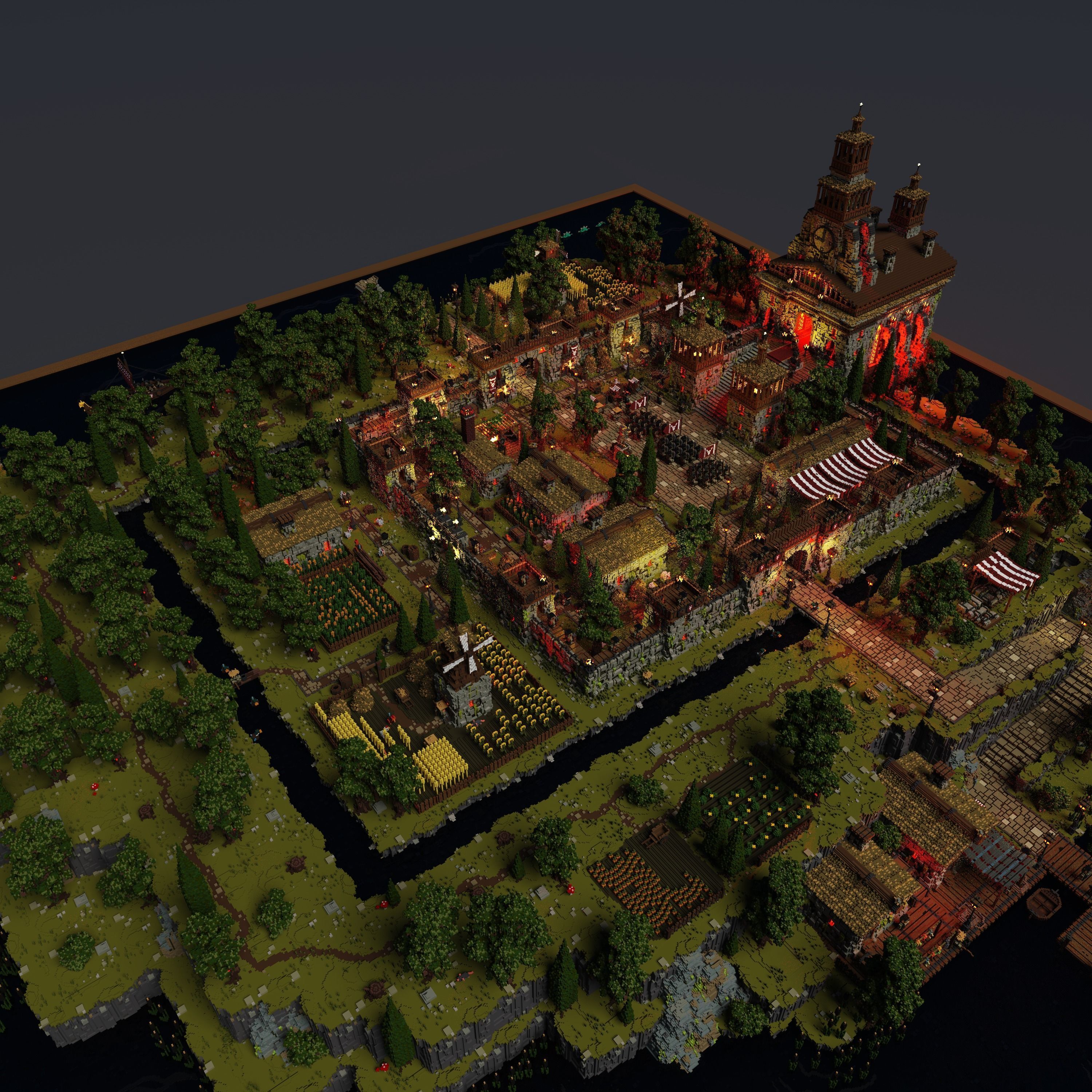 3D model Voxel Orc Castle Asset VR / AR / low-poly | CGTrader