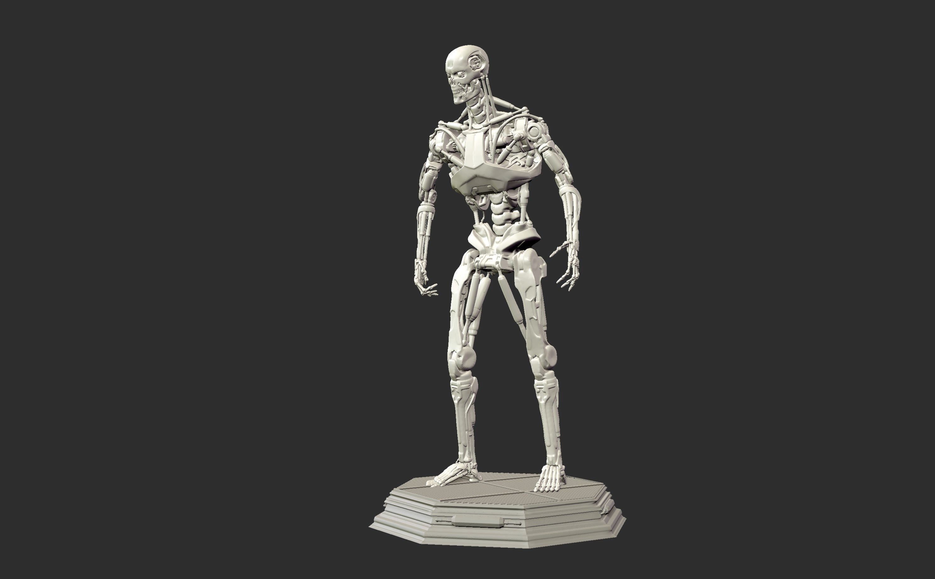 T800 Terminator 3d Print figure 3D model 3D printable | CGTrader