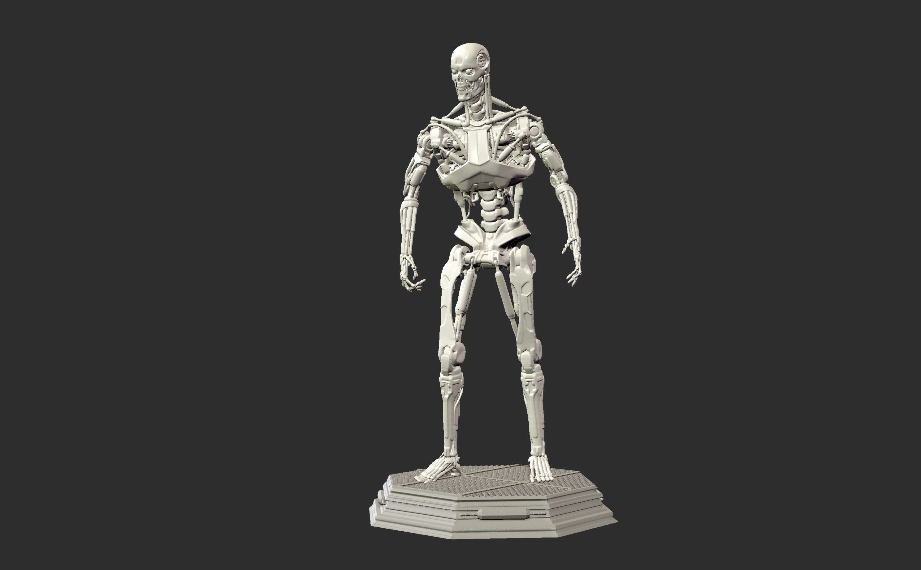 T800 Terminator 3d Print figure 3D model 3D printable | CGTrader