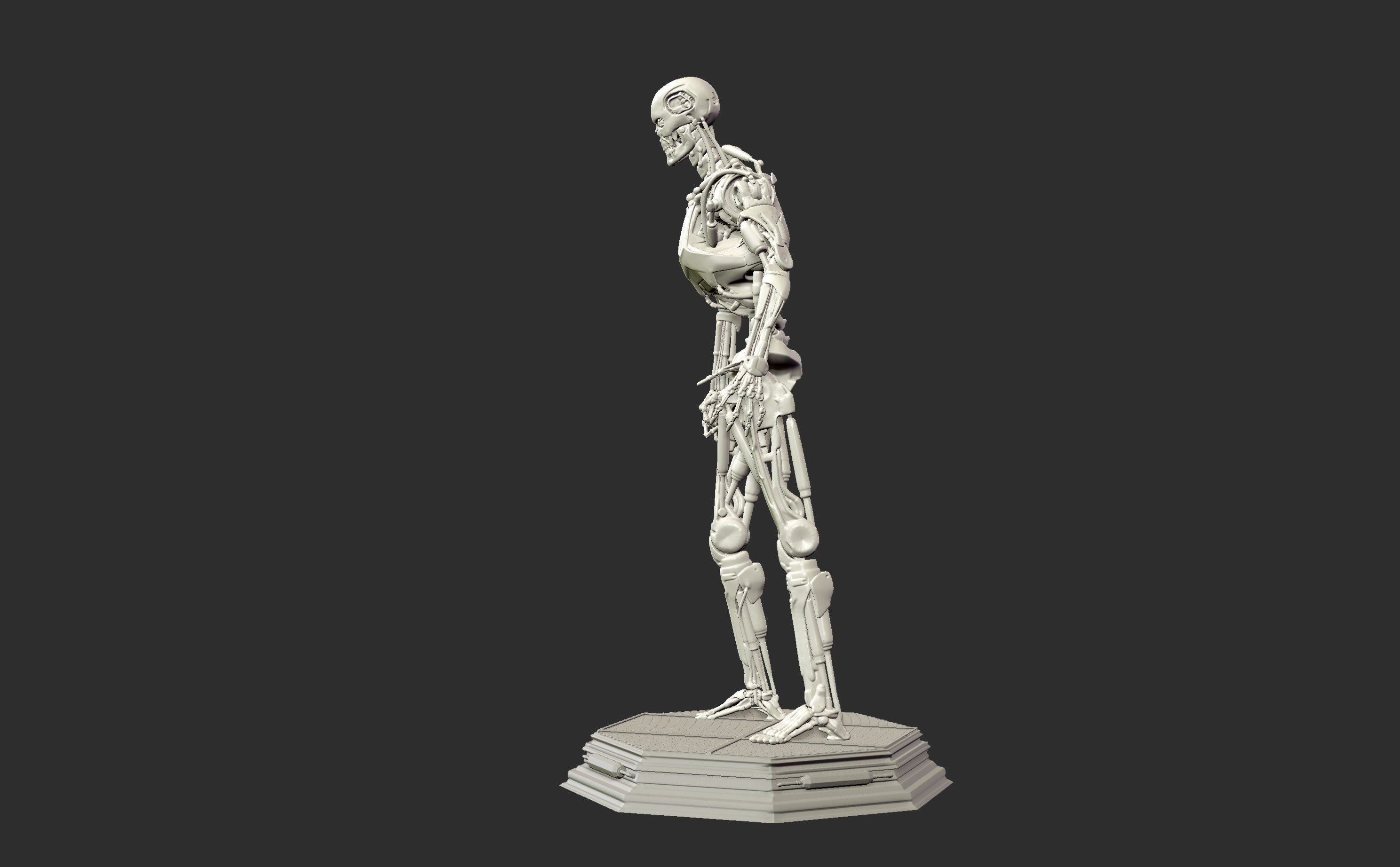 T800 Terminator 3d Print figure 3D model 3D printable | CGTrader