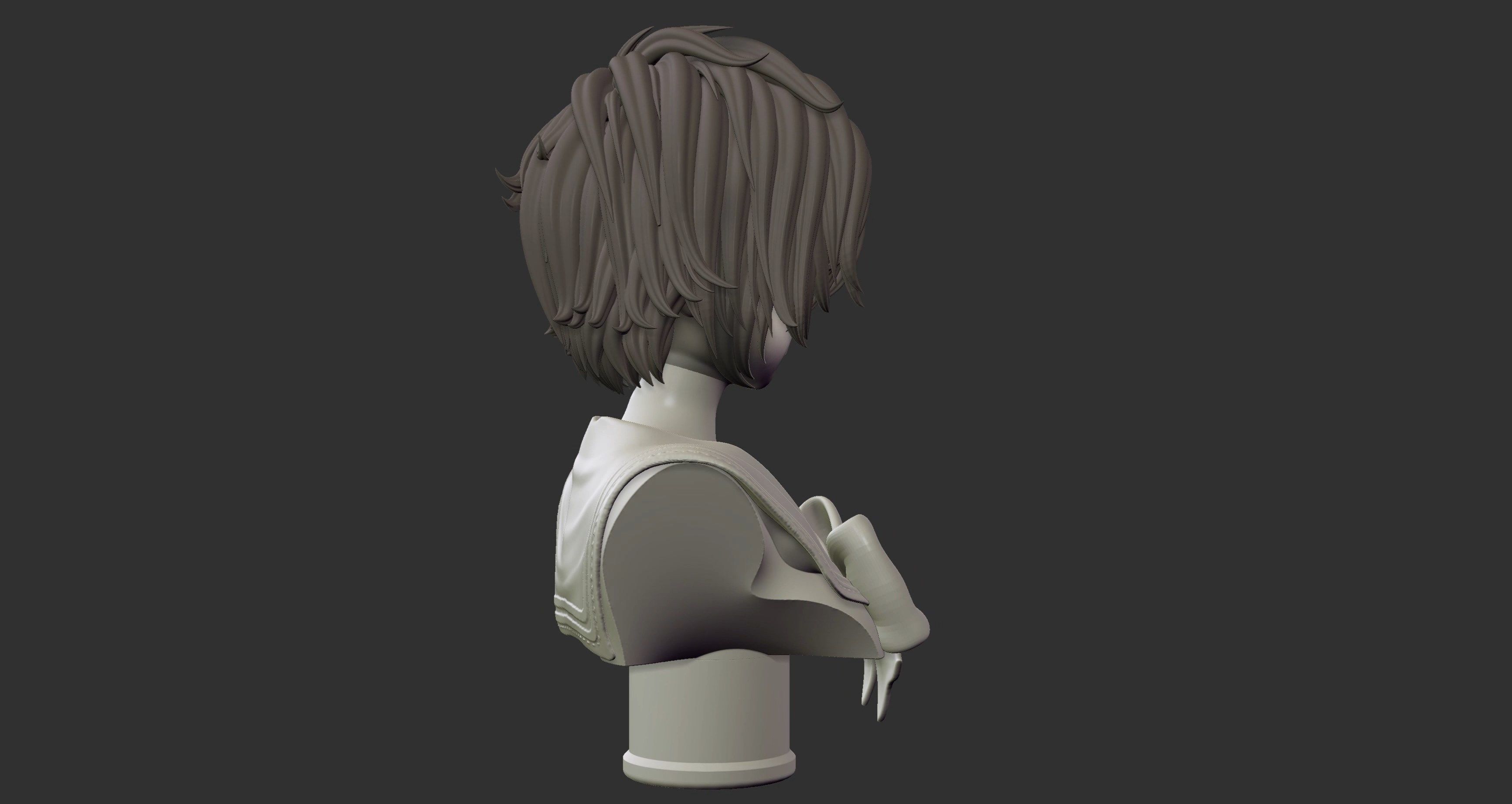Urabe Mikoto - Myterious Girlfriend x 3d printable Bust 3D model 3D ...