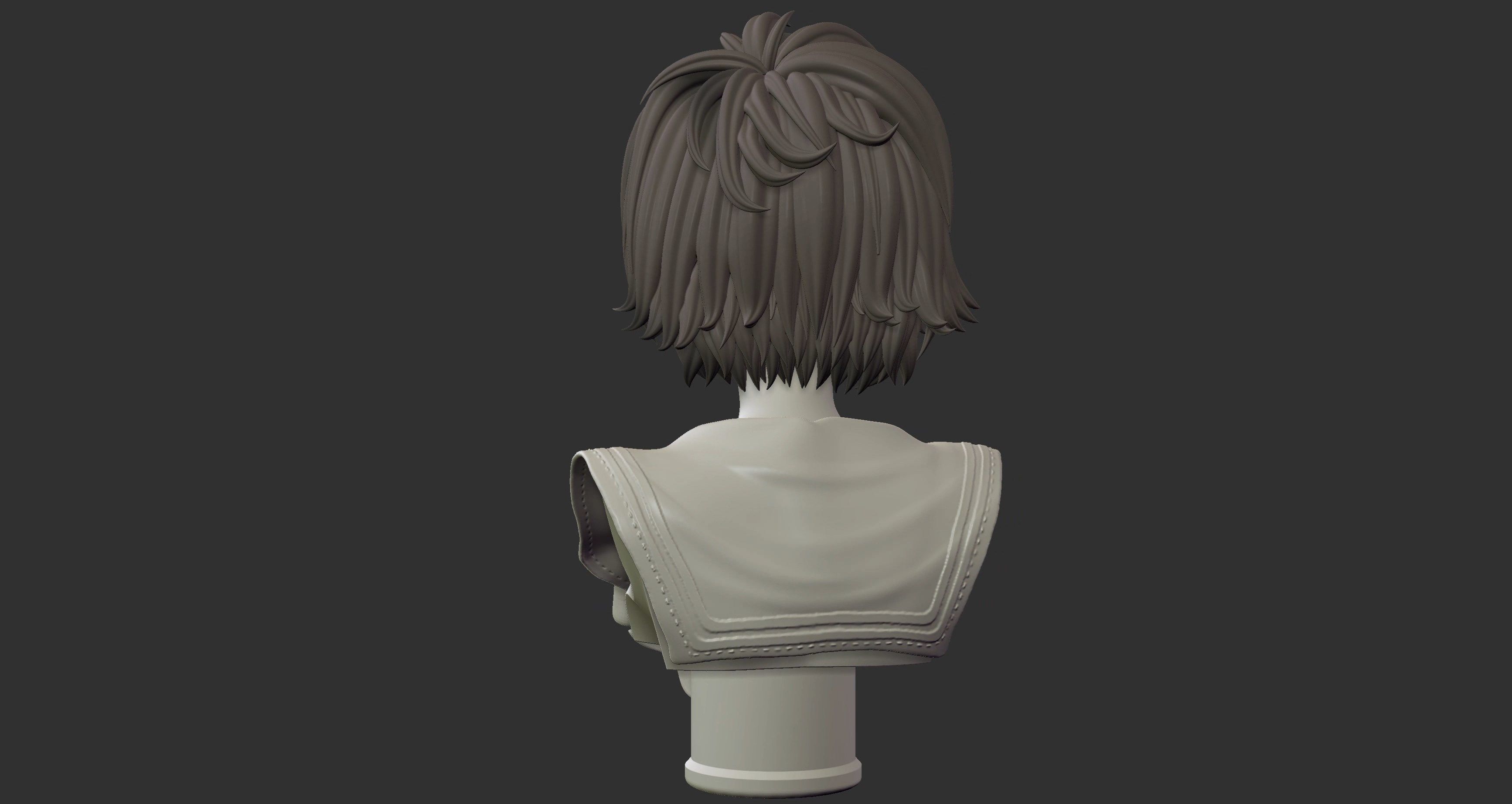 Urabe Mikoto - Myterious Girlfriend x 3d printable Bust 3D model 3D ...