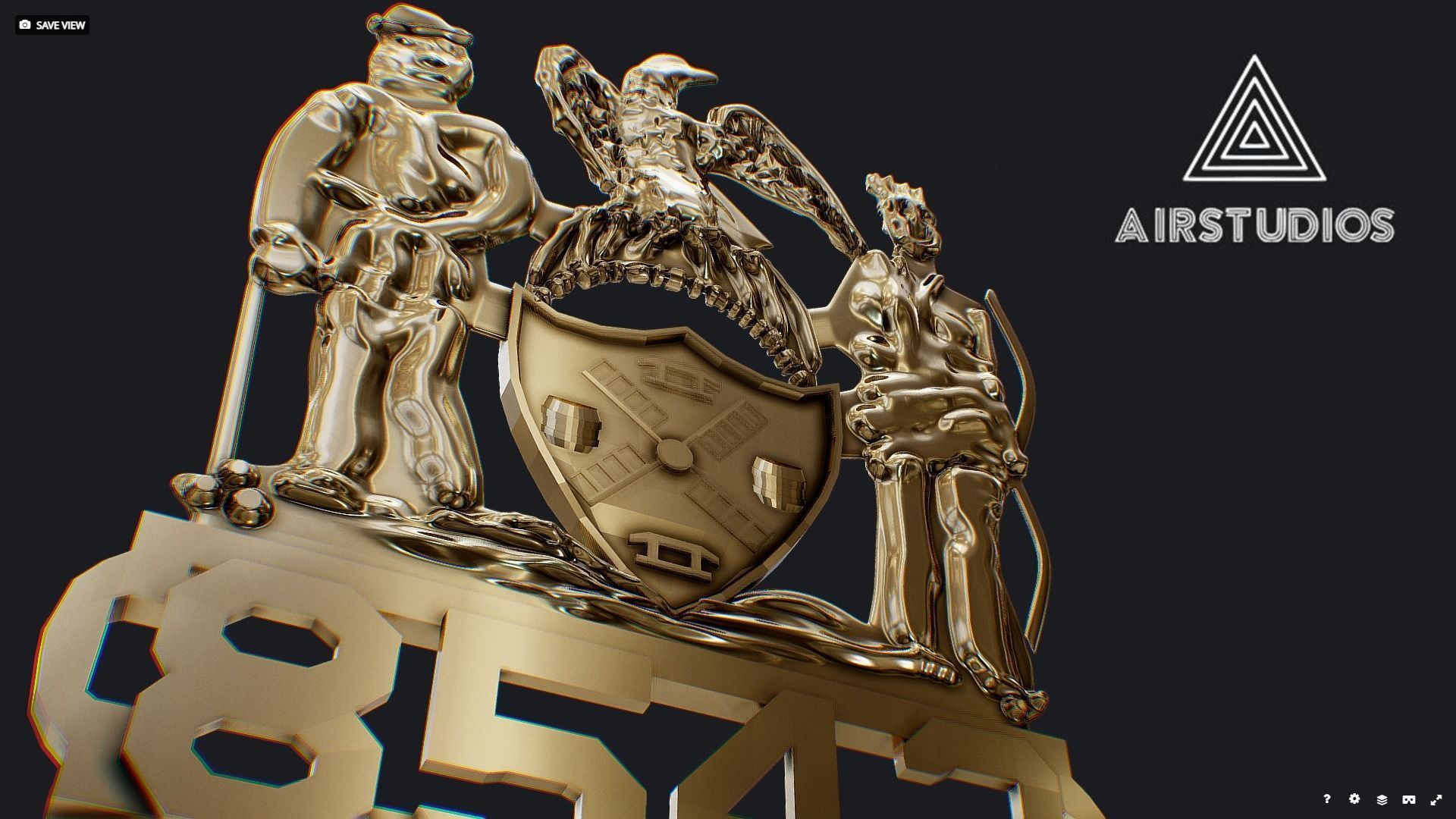 NYPD Hat Police Badge 3D model | CGTrader