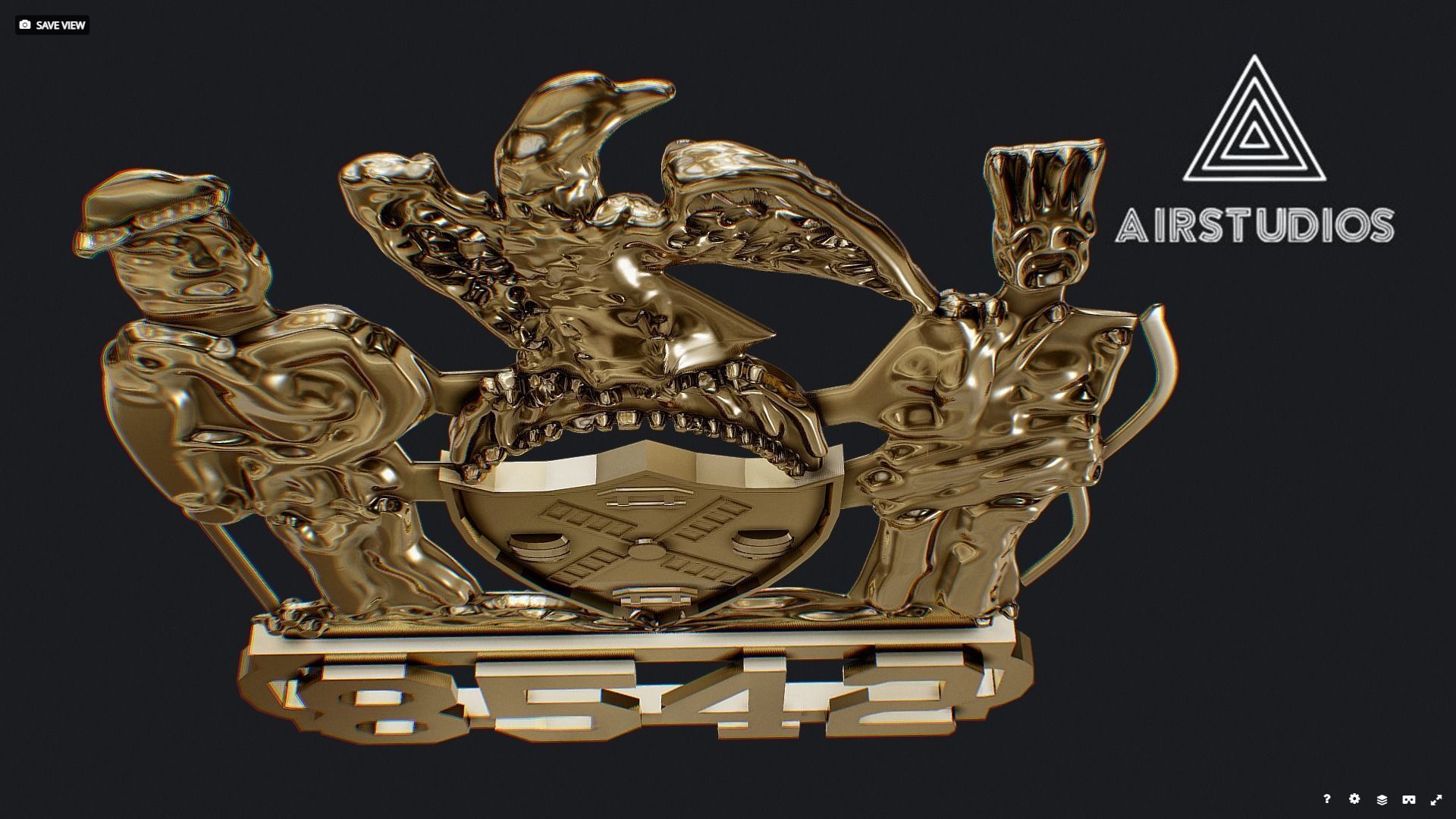 NYPD Hat Police Badge 3D model | CGTrader