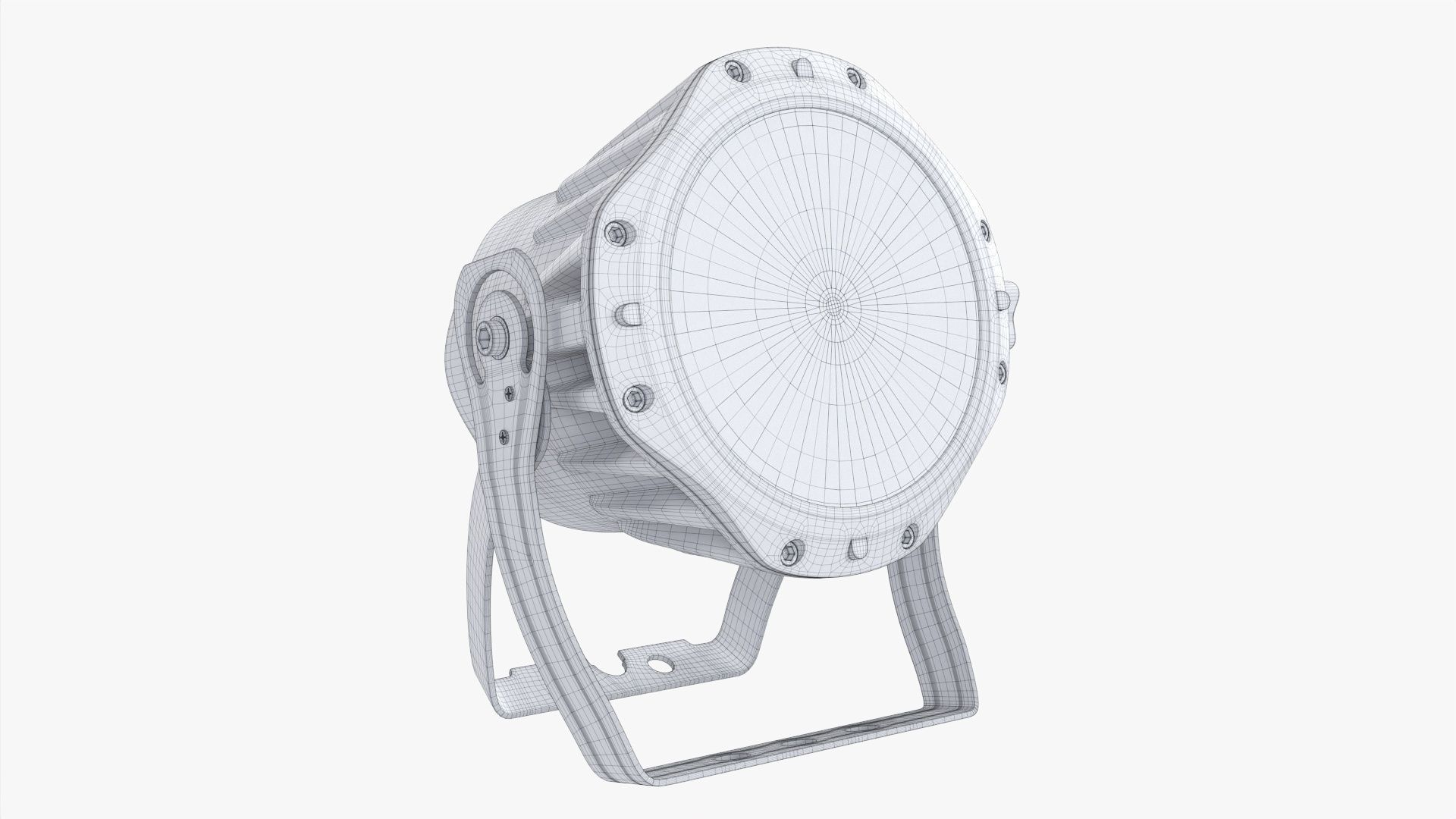 Outdoor LED spotlight 3D model | CGTrader