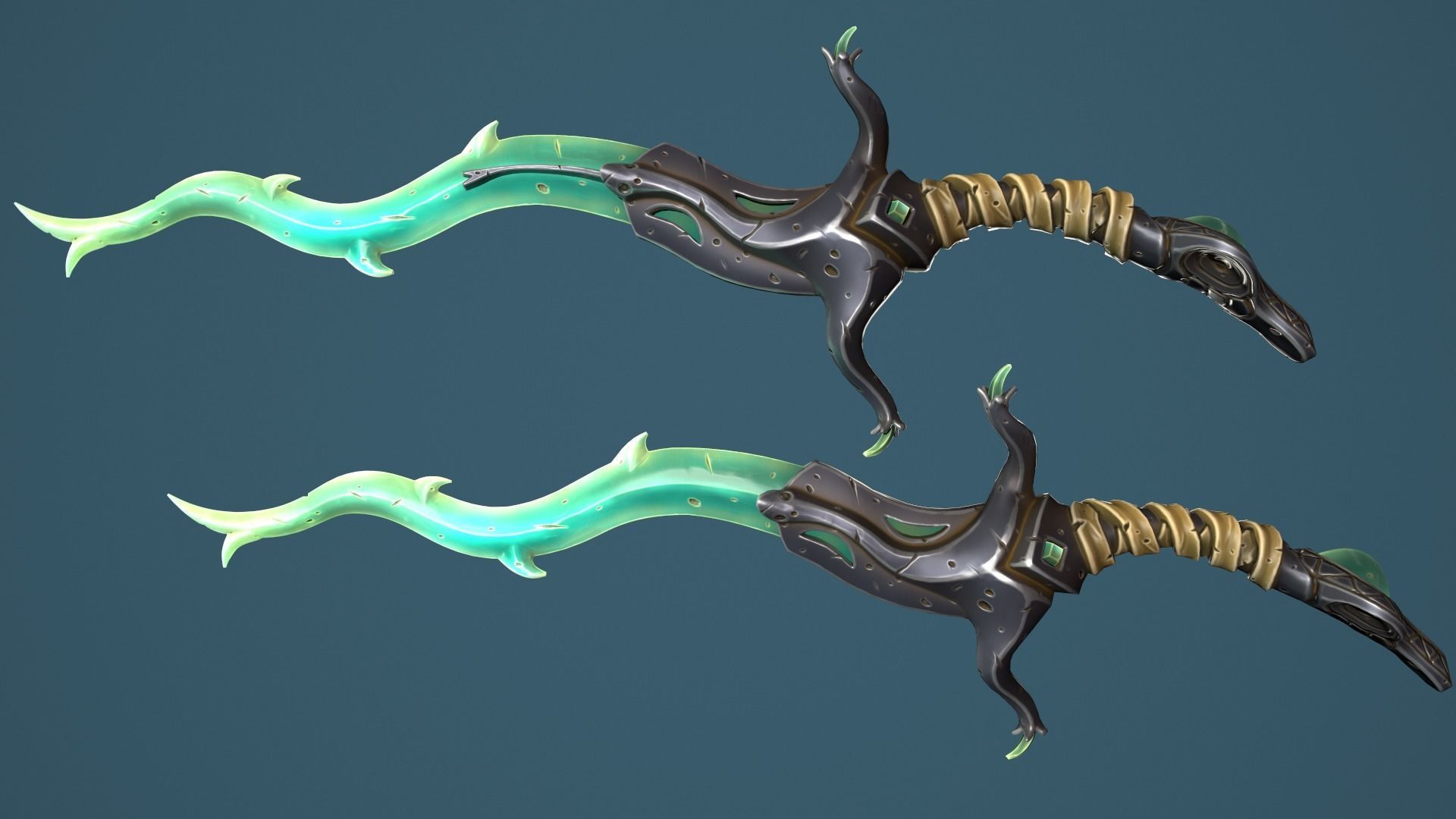 3D model Fantasy weapon snake VR / AR / low-poly | CGTrader