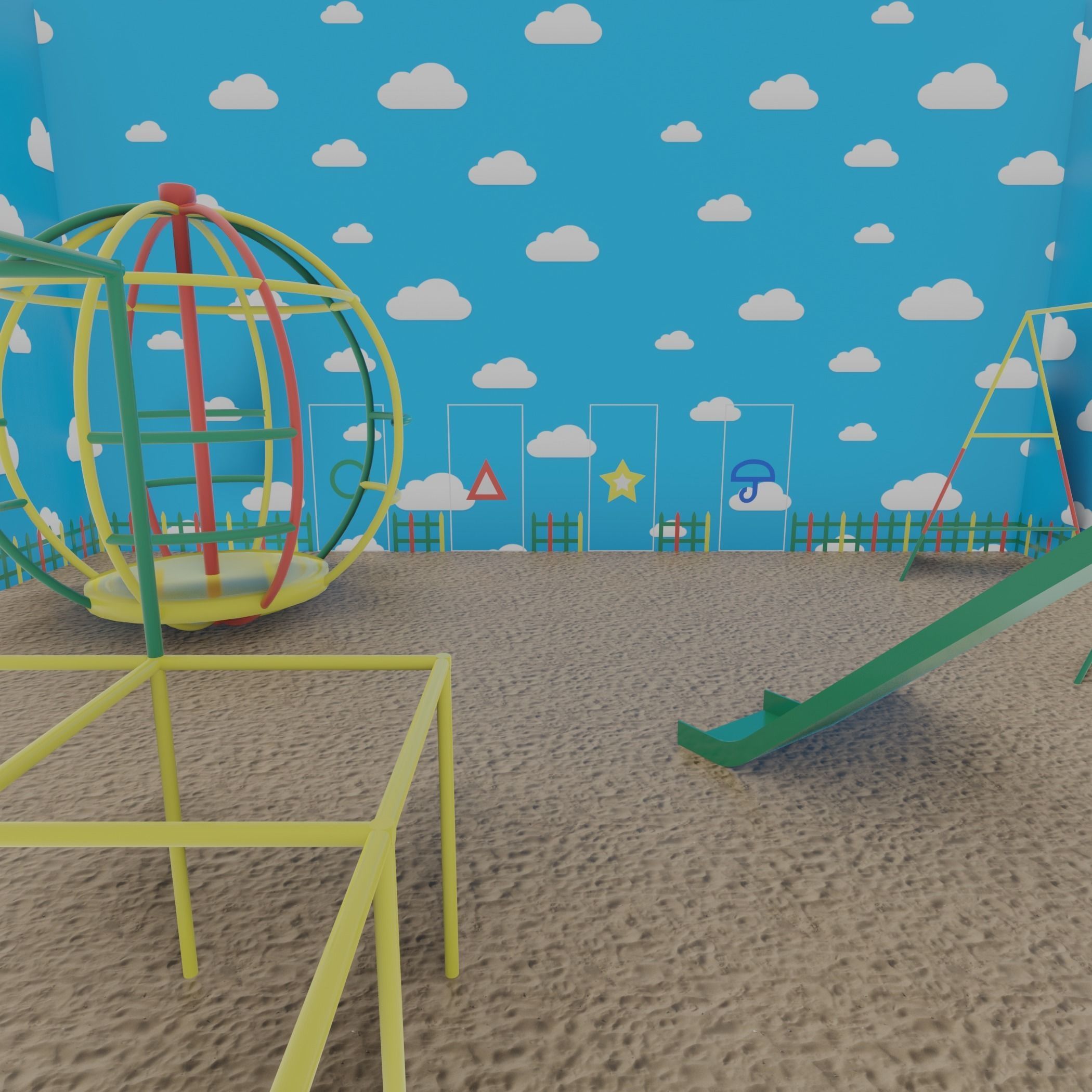 Squid Game Map - Sleeping area 3D model | CGTrader