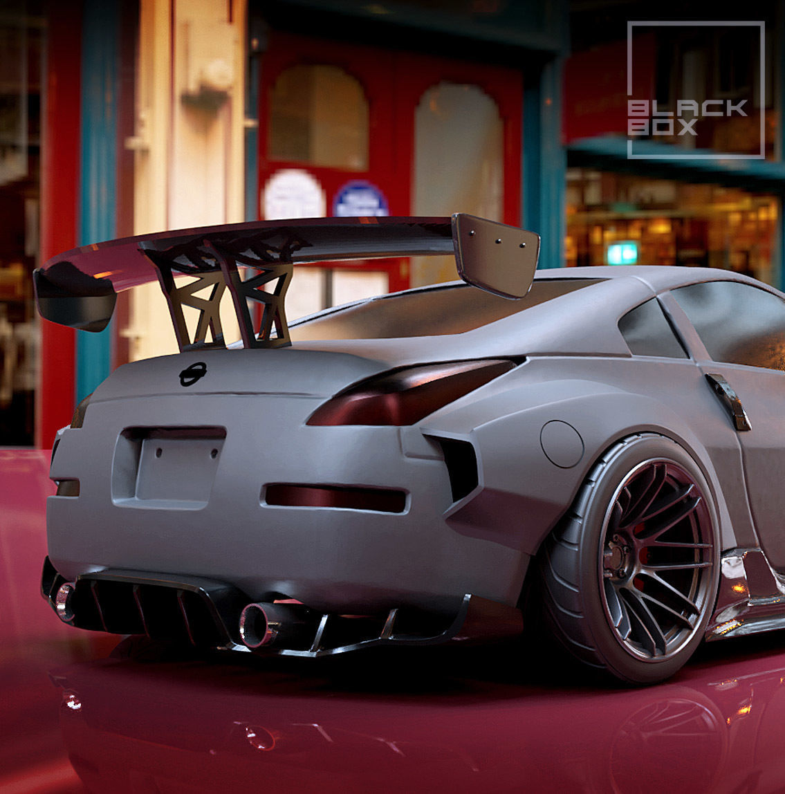 BODYKIT For 350Z Tamiya 1-24th MODELKIT 3D model 3D printable | CGTrader