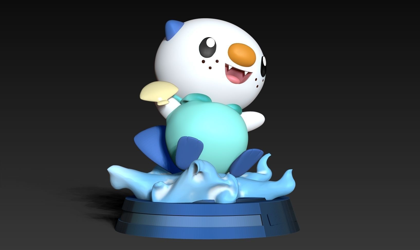 Oshawott - Pokemon Fanart 3D model 3D printable | CGTrader