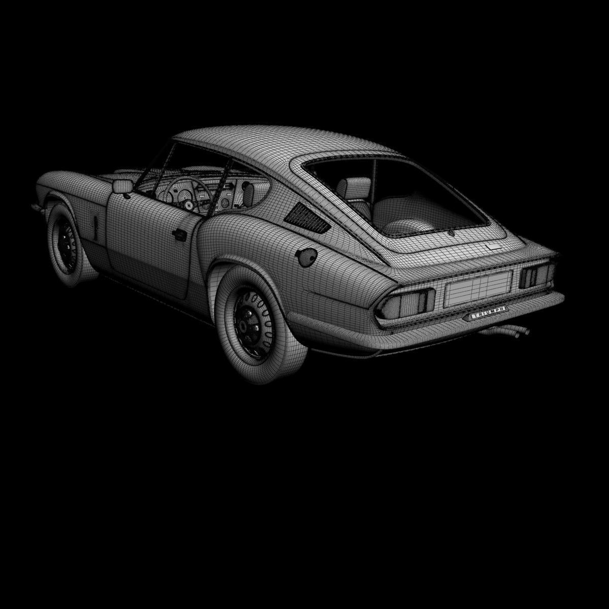 Triumph GT6 Mk3 3D model | CGTrader