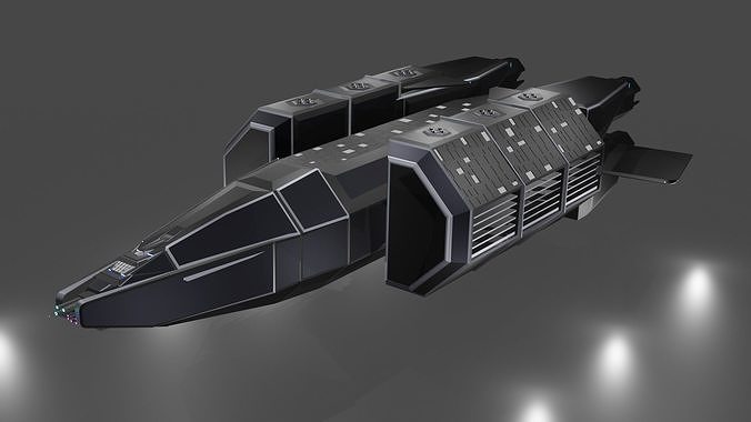 3D model Starship VR / AR / low-poly | CGTrader