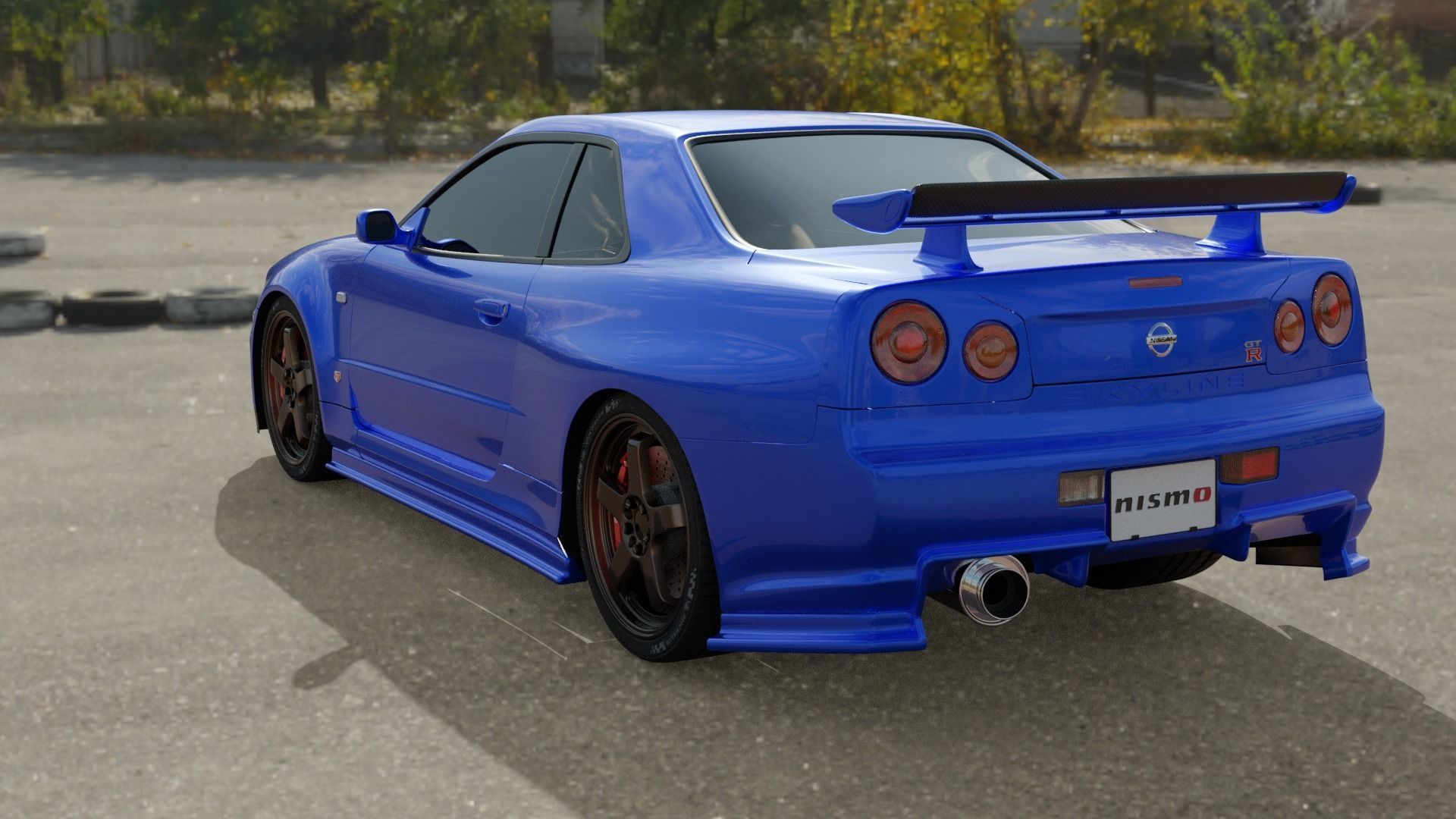 Nissan GTR R-34 3D model 3D model | CGTrader