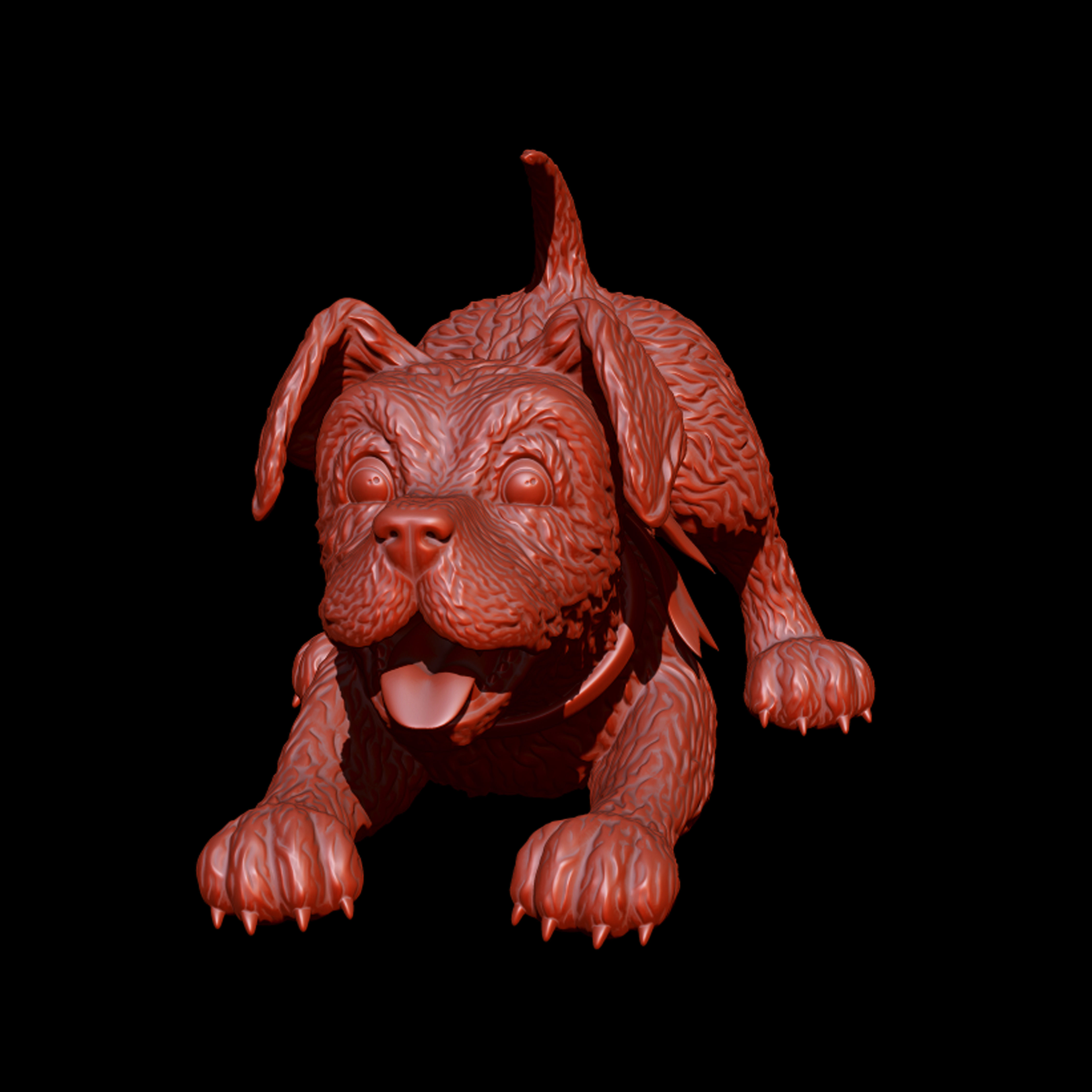 Small DOG 3D model for printing 3D model 3D printable | CGTrader