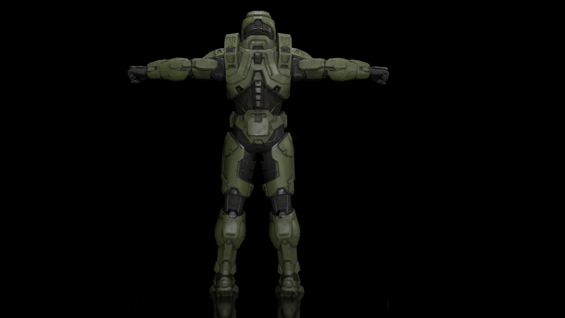 Master Chief free VR / AR / low-poly 3D model rigged | CGTrader