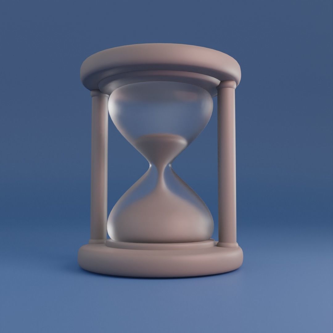 3D model Cartoon Hourglass VR / AR / low-poly | CGTrader