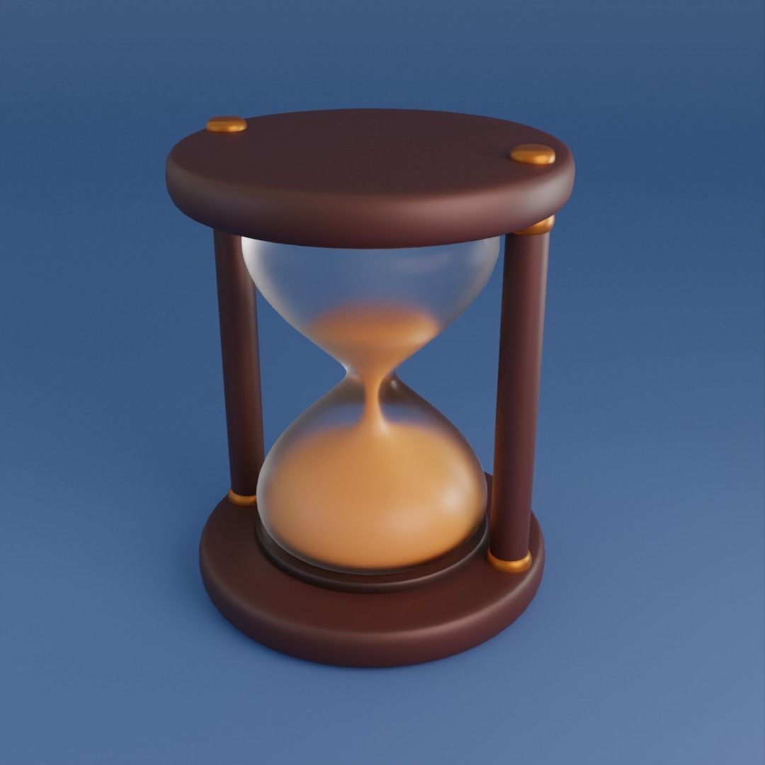 3D model Cartoon Hourglass VR / AR / low-poly | CGTrader