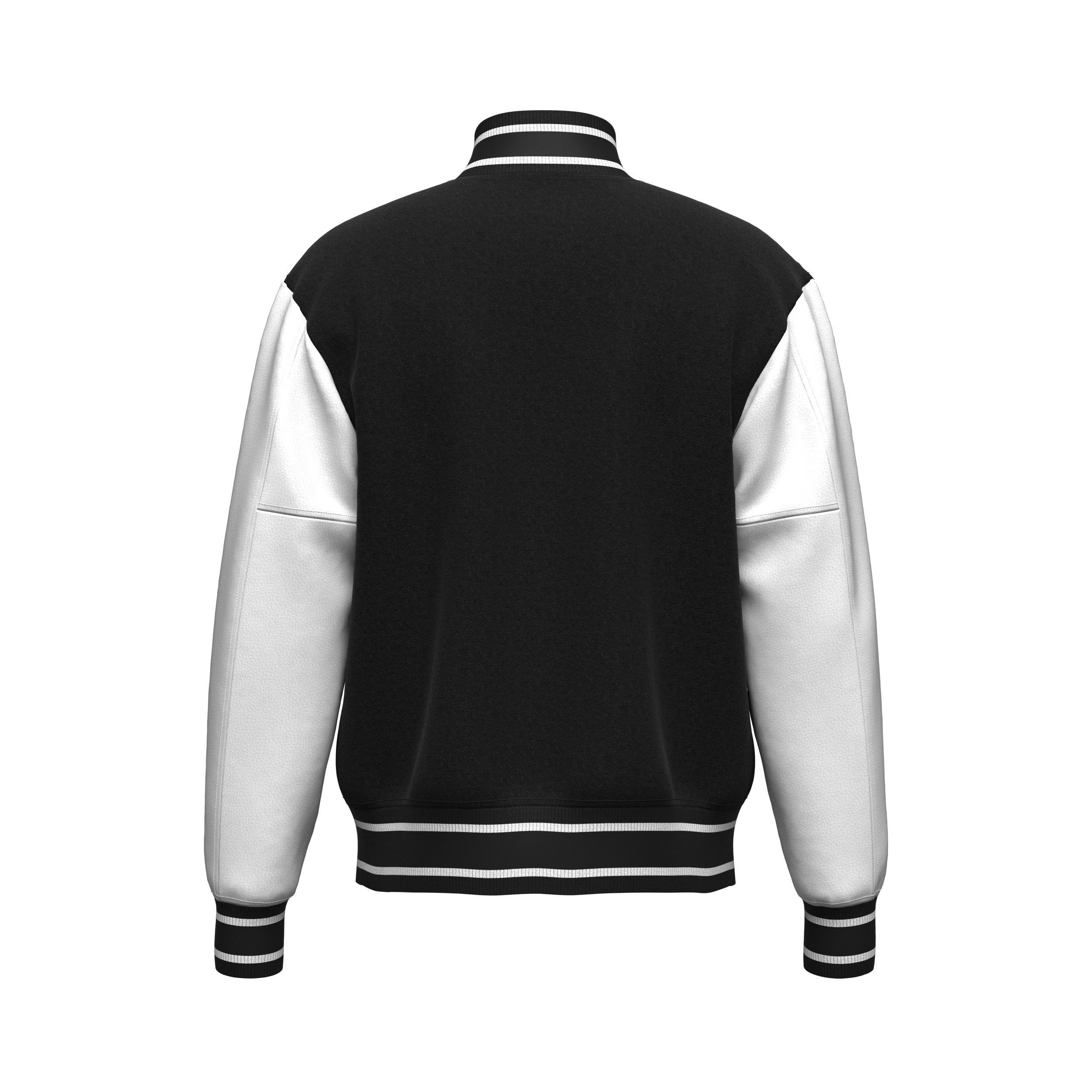 Varsity Jacket 3d model 3D model | CGTrader