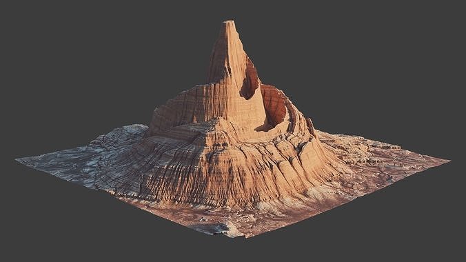 8K Detailed Cliff Landscape 3D model | CGTrader