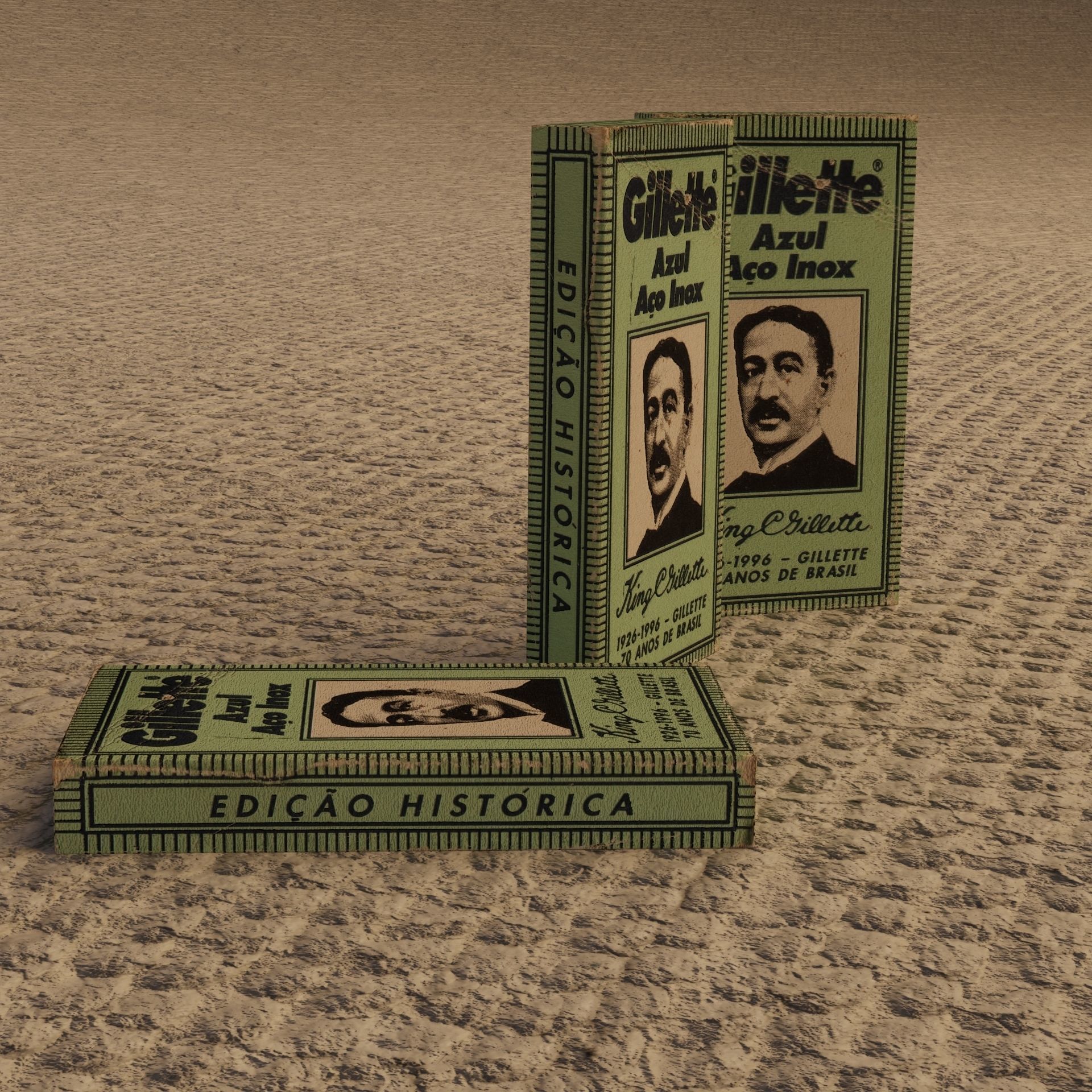 3D model Gillette Box VR / AR / low-poly | CGTrader