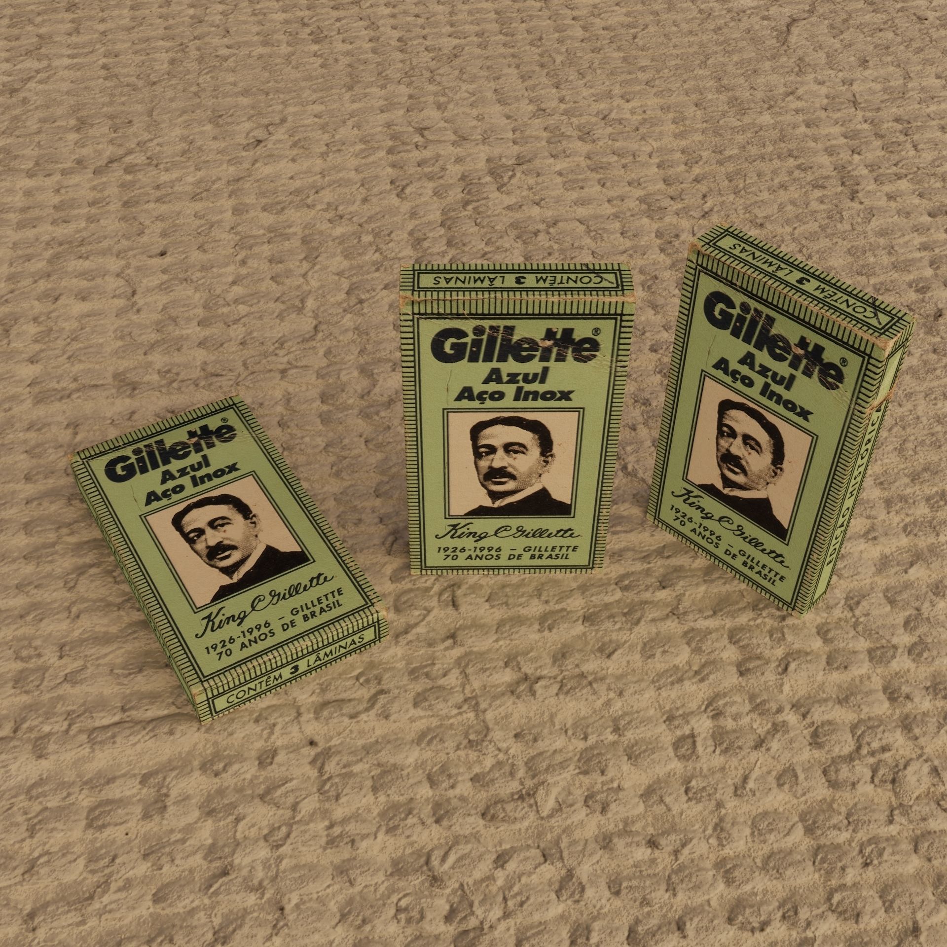 3D model Gillette Box VR / AR / low-poly | CGTrader