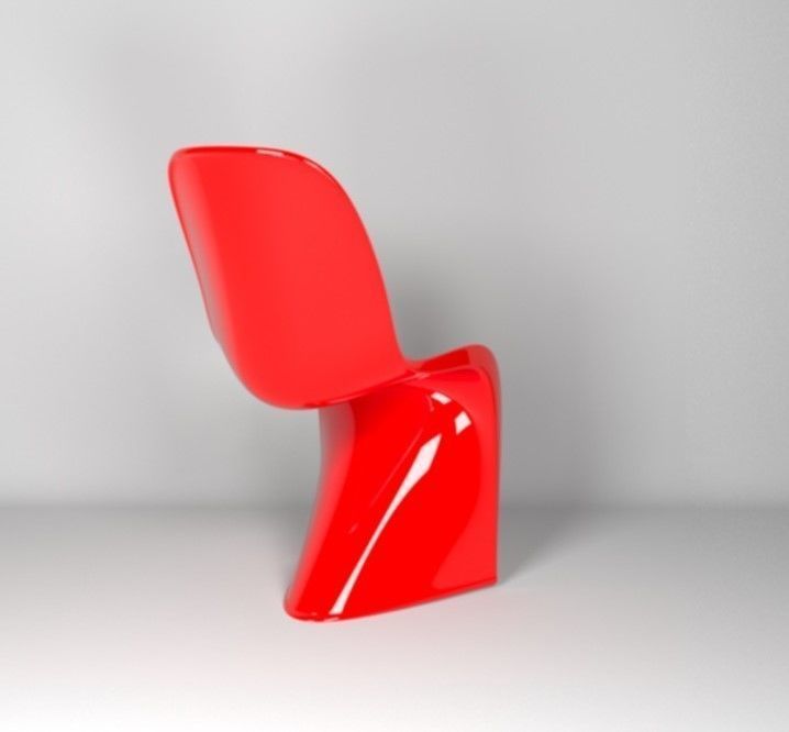 Panton Chair free 3D model 3D printable | CGTrader