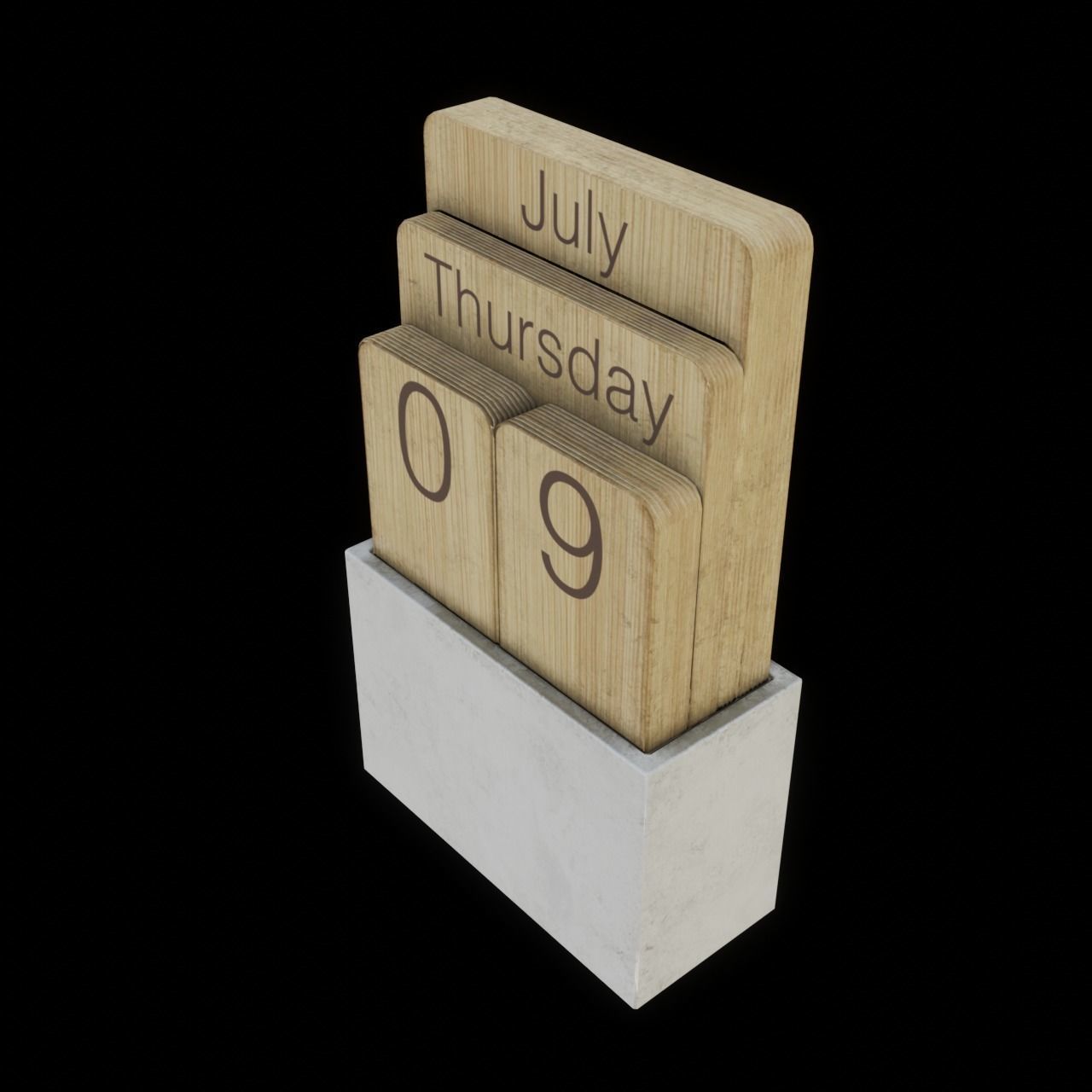 3D model Game Calendar model VR / AR / low-poly | CGTrader