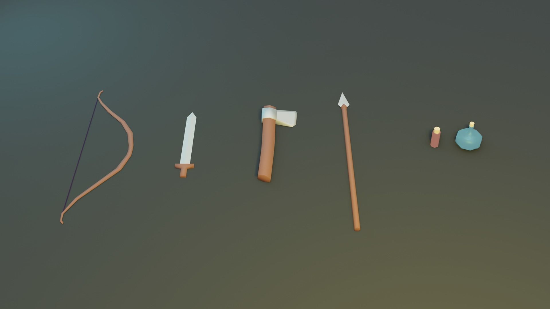 Medieval merchant Low Poly game assets pack free VR / AR / low-poly 3D ...