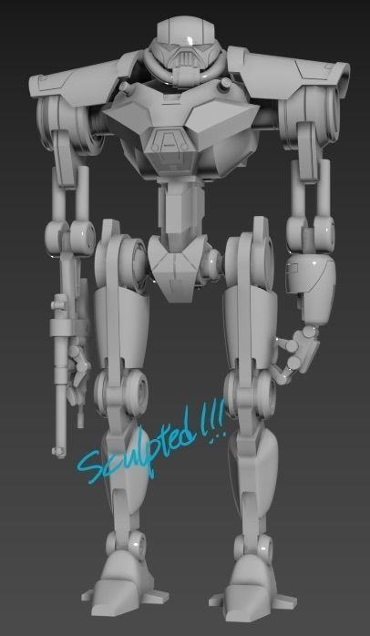 Sentry Droid One12 Scale 3d Print Ready Stl 3d Model 3d Printable Cgtrader