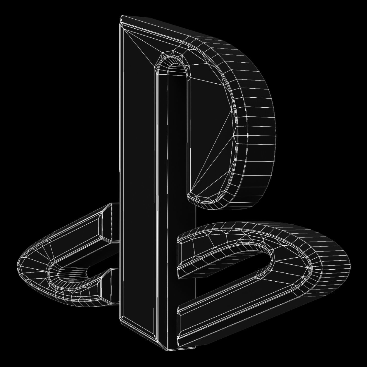 3D model Playstation Logo V1C3 VR / AR / low-poly | CGTrader