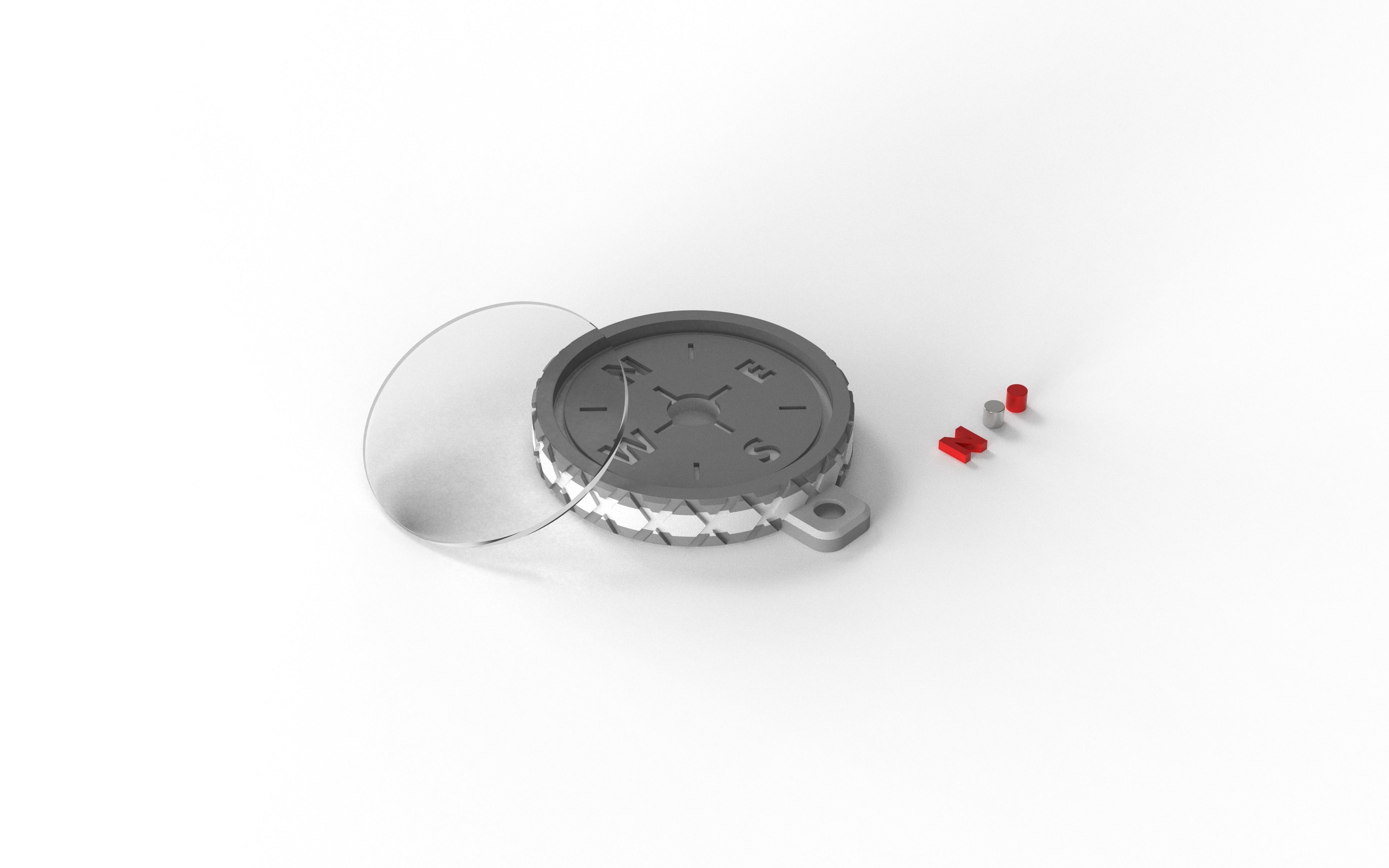 Compass 3D model 3D printable | CGTrader