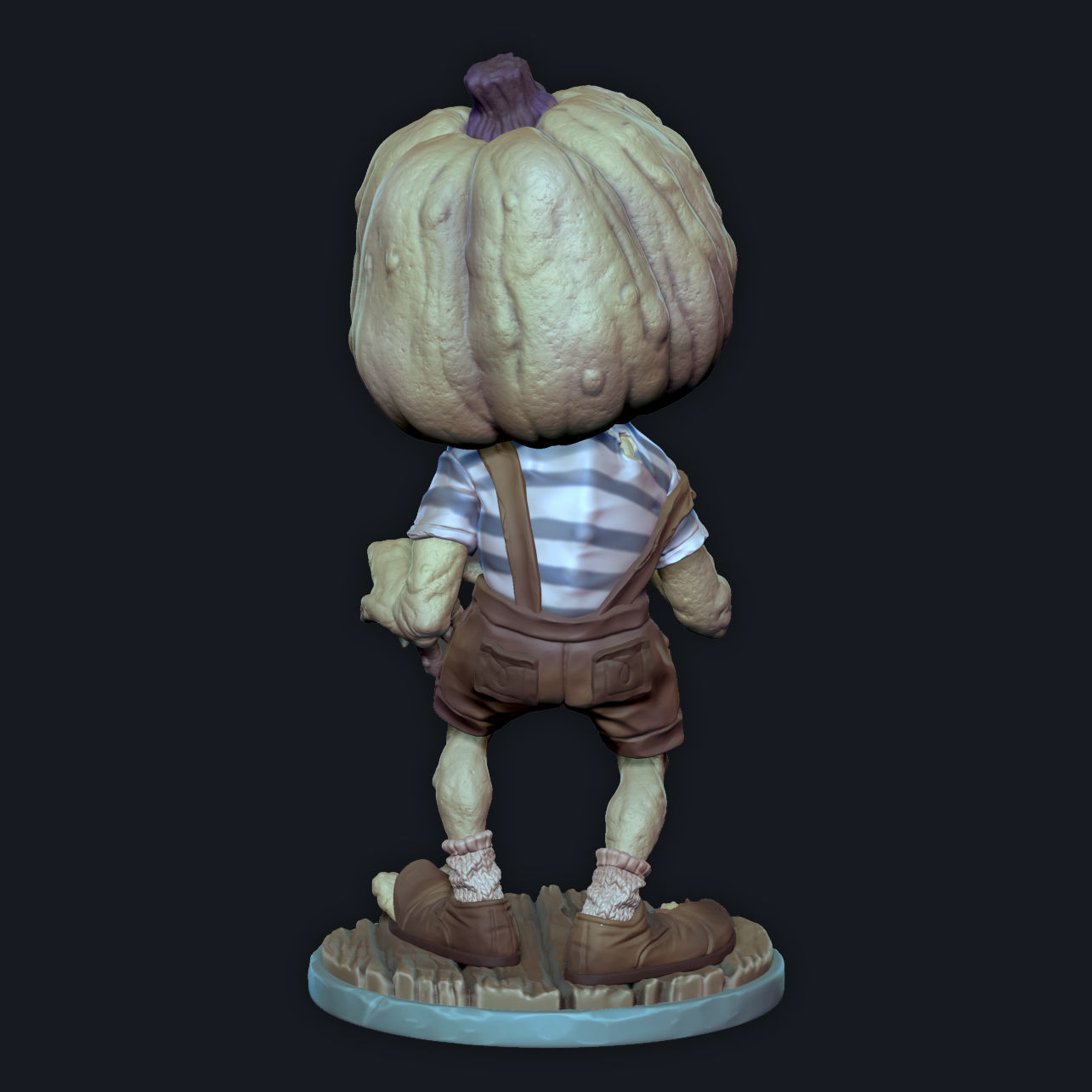 Pumpkin sammy head 3D model 3D printable | CGTrader