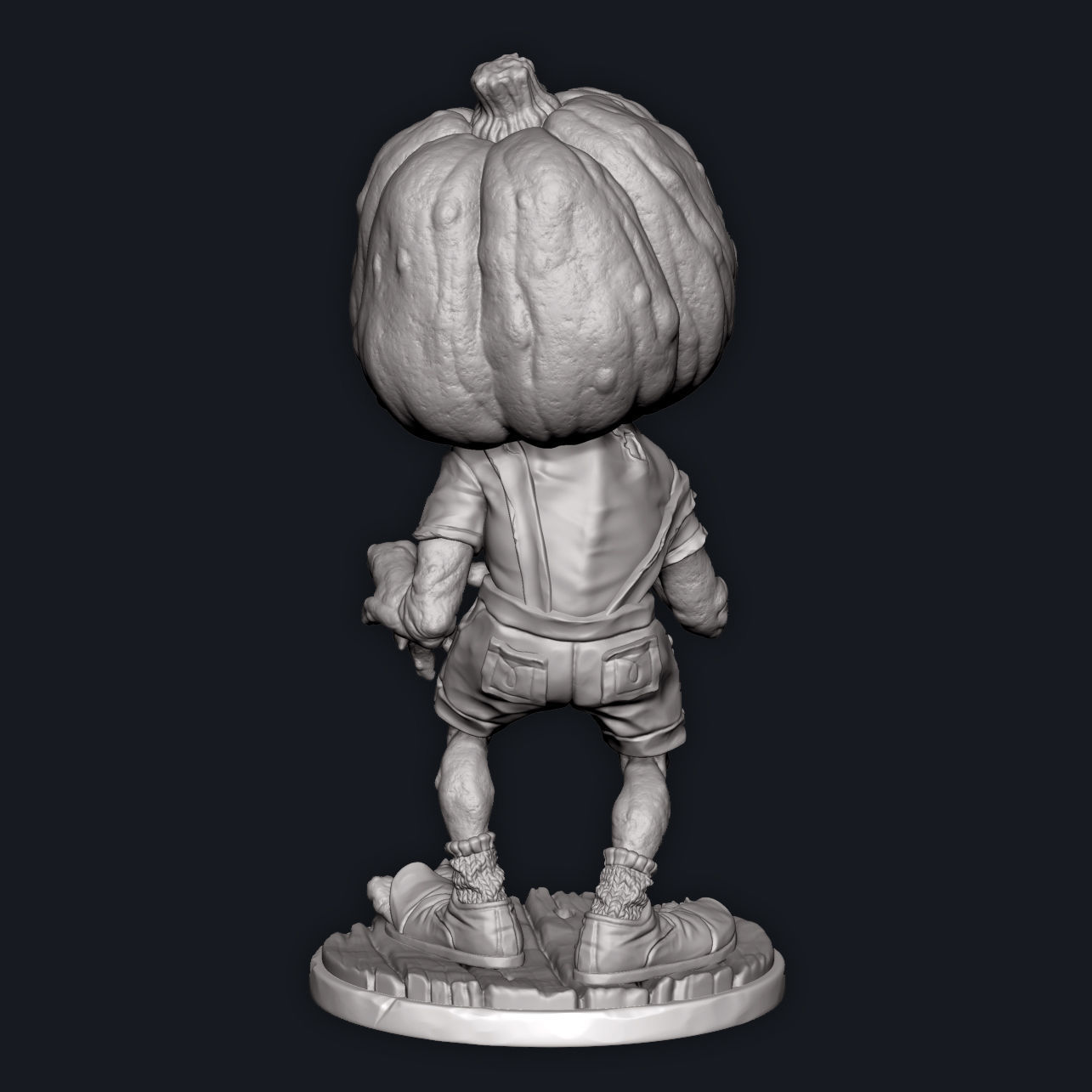 Pumpkin sammy head 3D model 3D printable | CGTrader
