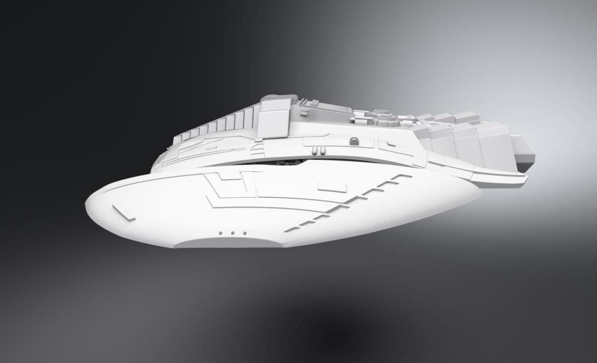 Cylon Raider Blood and Chrome Scale 3D model 3D printable | CGTrader