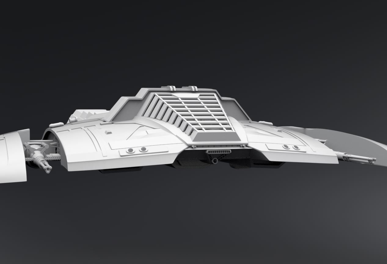 Cylon Raider Blood and Chrome Scale 3D model 3D printable | CGTrader