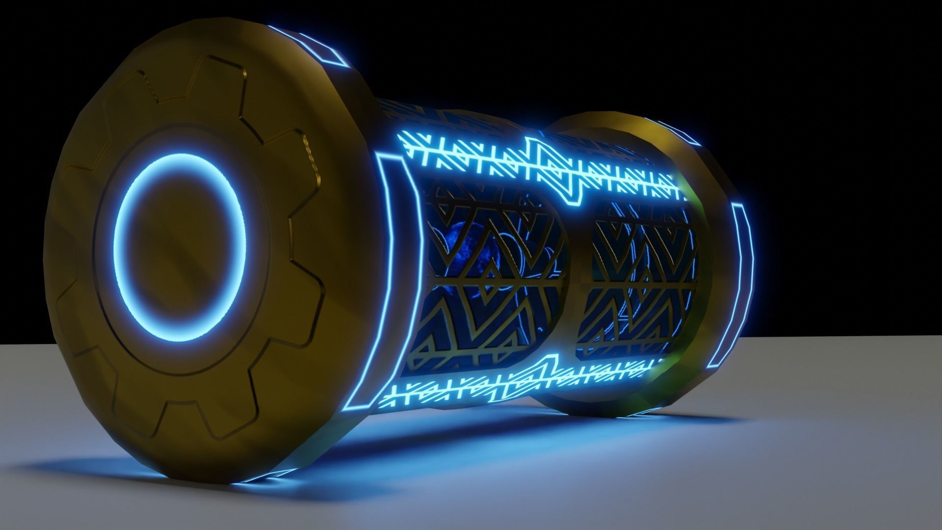 3D model Arcane Hextech Energy Cell VR / AR / low-poly | CGTrader